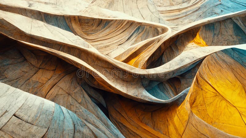 3d Illustration of Abstract Shape Dynamic Movement with Realistic ...