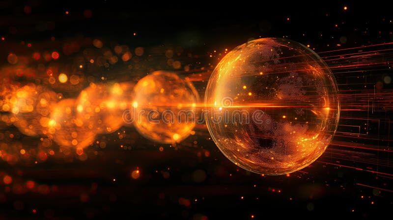 3D Illustration of Abstract Technology Digital Hi Tech Concept,digital ...