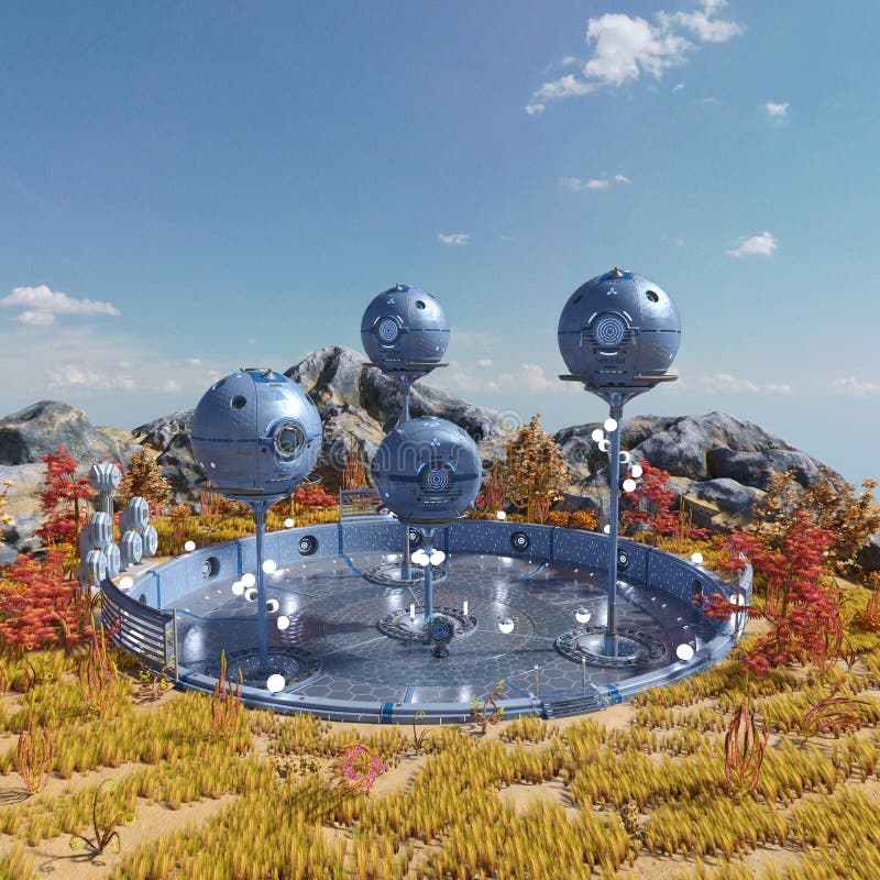 Alien Metropolois Stock Illustrations – 13 Alien Metropolois Stock ...