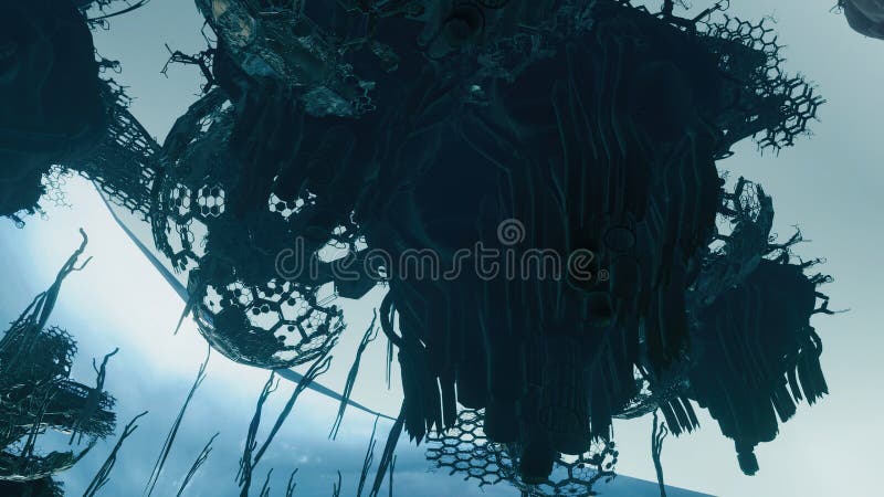 Illustration - Alien Planet Landscape,beautiful Forest the Surface of ...