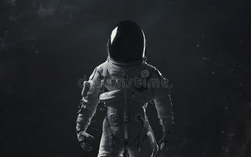 3D Illustration Astronaut Portrait. 5K Realistic Science Fiction Art ...