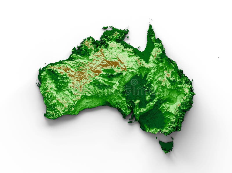3d Topographic Map Australia Stock Illustrations – 250 3d Topographic ...