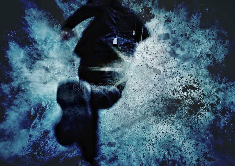 3d Illustration of the Back View of a Running Businessman Stock ...