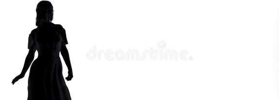 Backlit Model Posing in Studio Stock Illustration - Illustration of ...