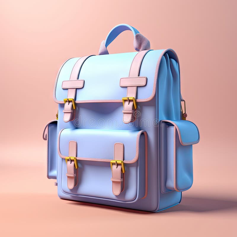 3d Illustration of Backpack, Back To School and Education Concept. AI ...