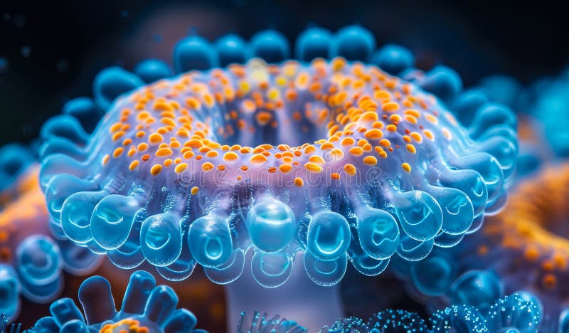 3D Illustration of Bacterium. a Photorealistic View of the Microbe ...