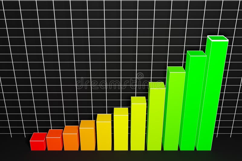 Green Bar Increasing Graph Stock Illustrations – 261 Green Bar ...