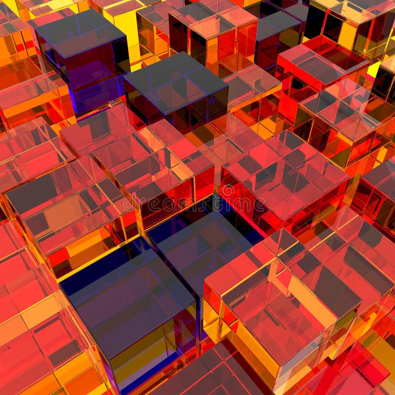 3d Illustration Basic Geometric Shapes Stock Illustration ...