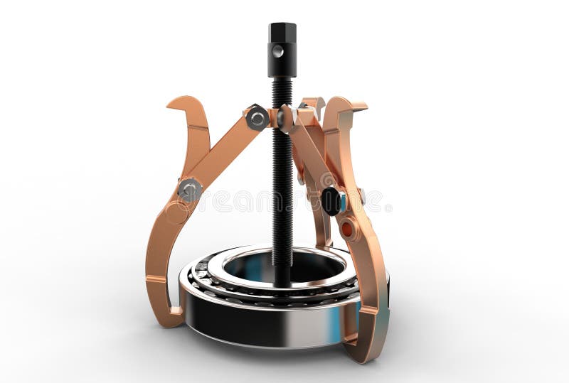 3d Illustration of Bearing Puller Stock Illustration - Illustration of ...
