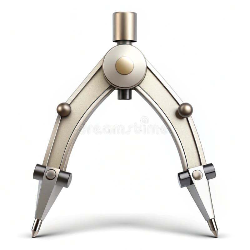 Bezier Tool 3D Illustration Isolated on White Background Stock ...