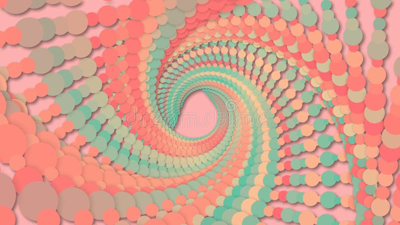 3d Illustration, Big Dots Lined Up in Lines it Was Put Together until ...