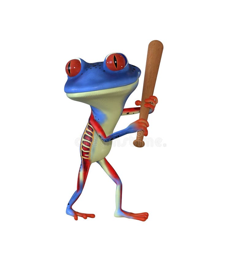 Frog Baseball Stock Illustrations – 93 Frog Baseball Stock ...