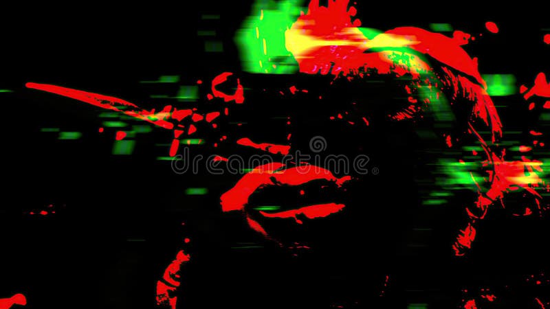 Blue Lines Transition Side Swiped To Red Stock Illustration ...