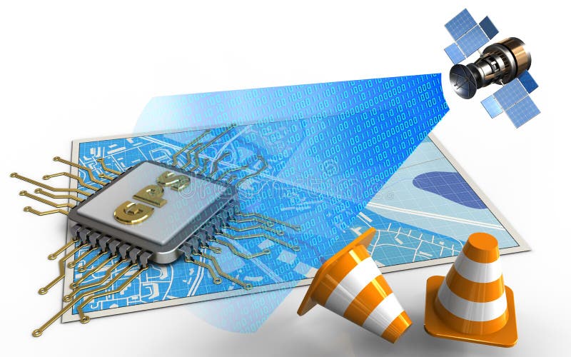 3d blue map stock illustration. Illustration of plan - 101134177