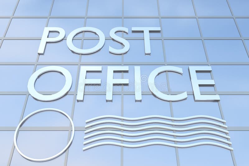POST OFFICE concept stock illustration. Illustration of postage - 134661890