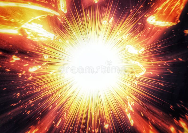 Exploding and Burning Fire Flames Abstract Background Stock Photo ...