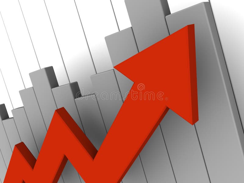 Business graph stock illustration. Illustration of profile - 30080506