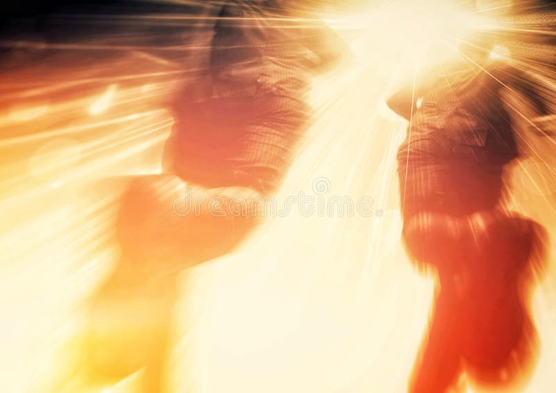 3d Illustration of Business People Competing Stock Illustration ...