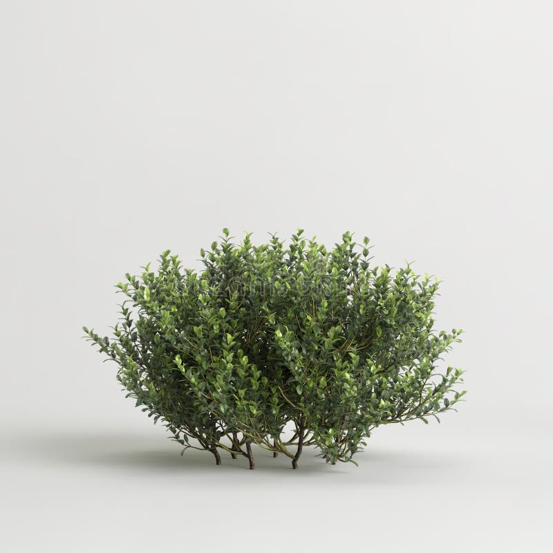Buxus Plant White Background Stock Illustrations – 276 Buxus Plant ...