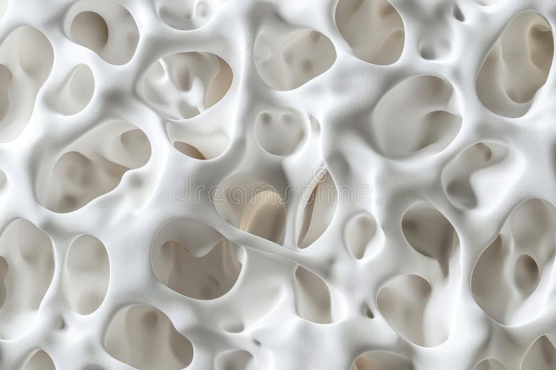 3D Illustration of the Cancellous Bone Structure AIG51A Stock ...