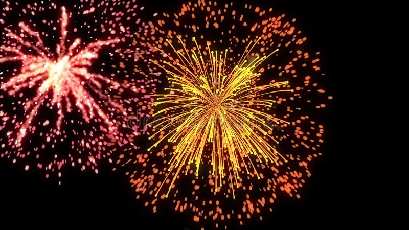 Cartoon effect of firework stock photo. Image of celebration - 219873944