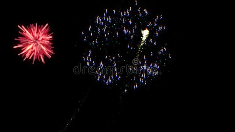 Cartoon effect of firework stock photo. Image of bright - 219873948