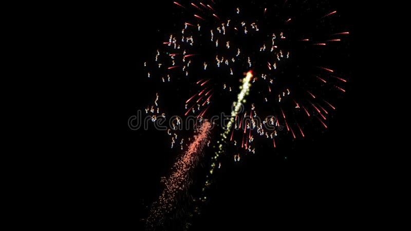 Cartoon effect of firework stock photo. Image of year - 219873952