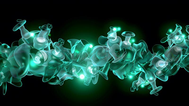 3D Illustration of a Catalytic Enzyme Stock Illustration - Illustration ...