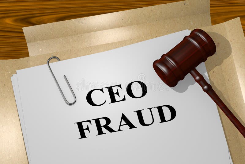CEO FRAUD concept stock illustration. Illustration of evasion - 124655170