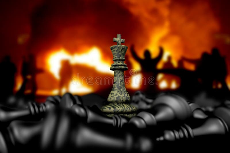 Chess Pieces Chess Board Fallen King Stock Illustrations – 66 Chess ...