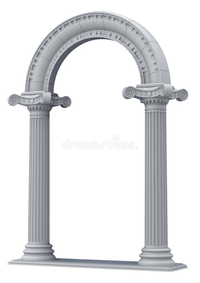 Classic arch stock illustration. Illustration of walls - 18651937