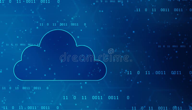 2d Illustration of Cloud Computing, Digital Cloud Computing Concept ... 2d Illustration of Cloud Computing, Digital Cloud Computing Concept ...