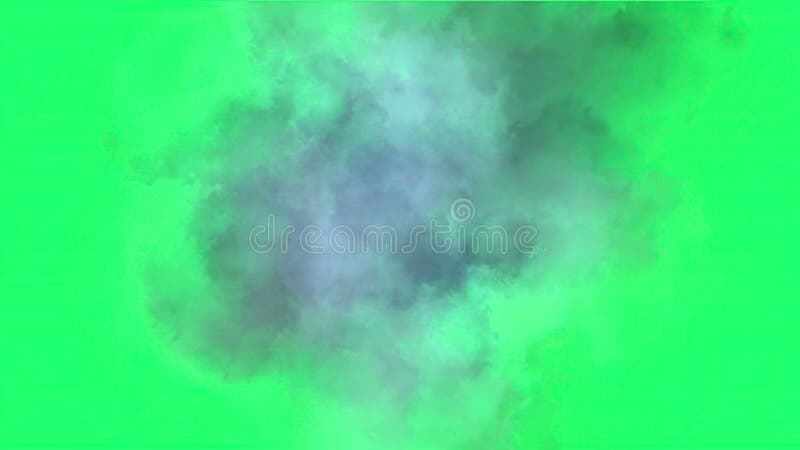 Clouds Effect on Green Screen Stock Illustration - Illustration of ...