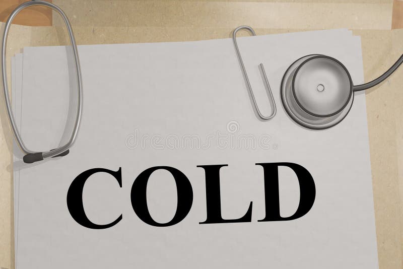 COLD - medical concept stock illustration. Illustration of care - 168492779
