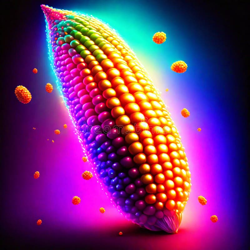 Colored Pop Corn Retro Sketch Vector Stock Illustration - Illustration ...