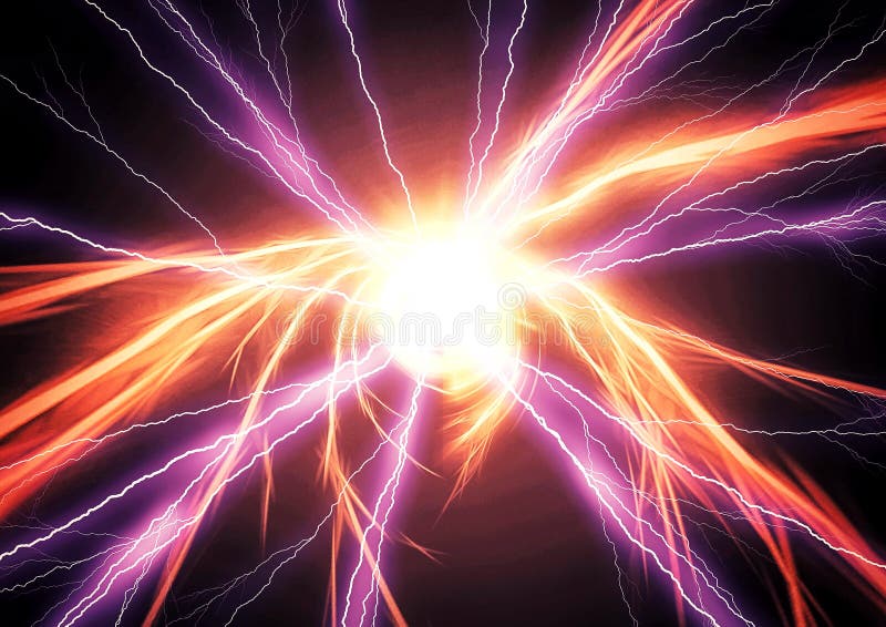 3d Illustration of Colorful Sparks Exploding Stock Illustration ...