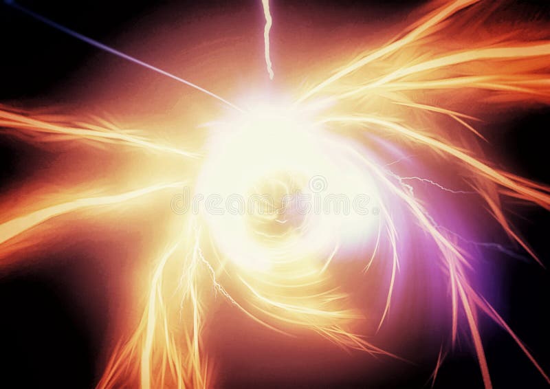 3d Illustration of Colorful Sparks Exploding Stock Illustration ...
