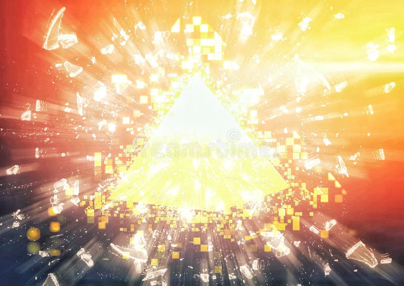 Triangular Pyramid Stock Illustrations – 12,997 Triangular Pyramid ...