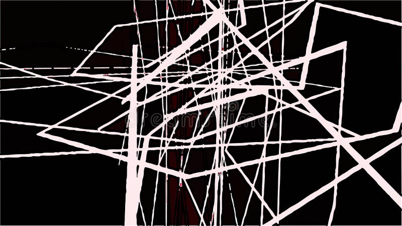 Comic Style - Abstract Motion Graphics on Black Background with Criss ...