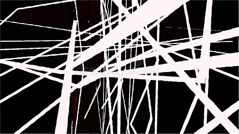 Comic Style - Abstract Motion Graphics on Black Background with Criss ...