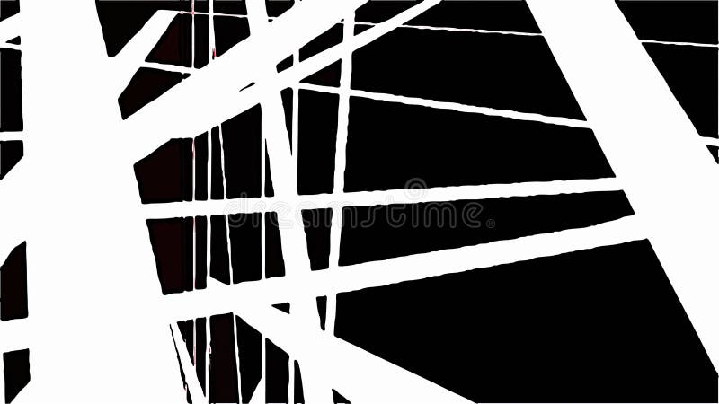 Comic Style - Abstract Motion Graphics on Black Background with Criss ...