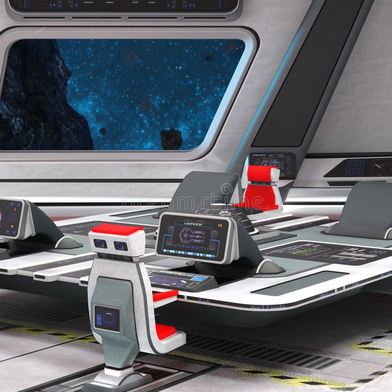 Spaceship Command Center Stock Illustrations – 109 Spaceship Command ...