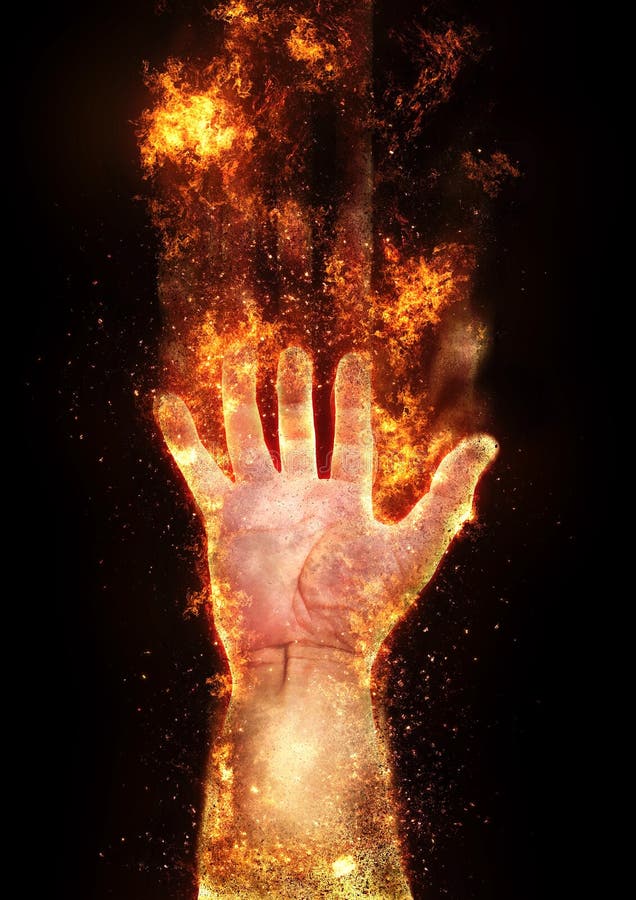 3d Illustration Synthesizing the Effect of an Explosion on the Gesture ...