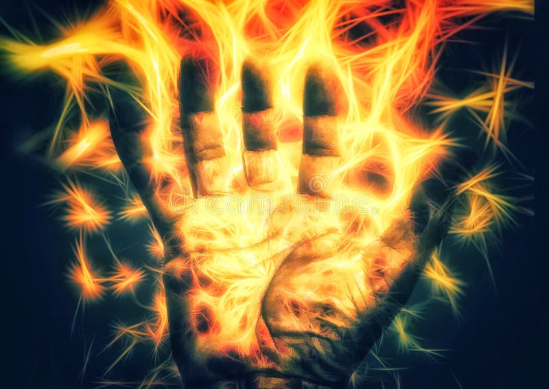 3d Illustration Synthesizing the Effect of an Explosion on the Gesture ...