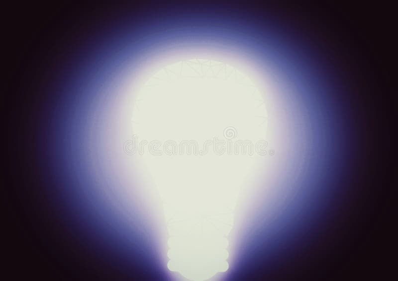 3d Illustration of a Light Bulb that Shines with the Concept of Science ...