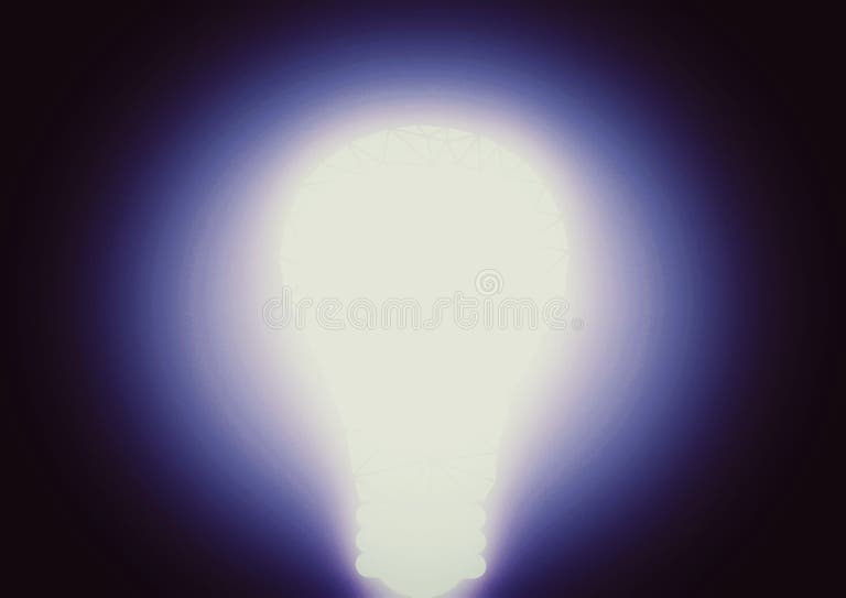 3d Illustration of a Light Bulb that Shines with the Concept of Science ...