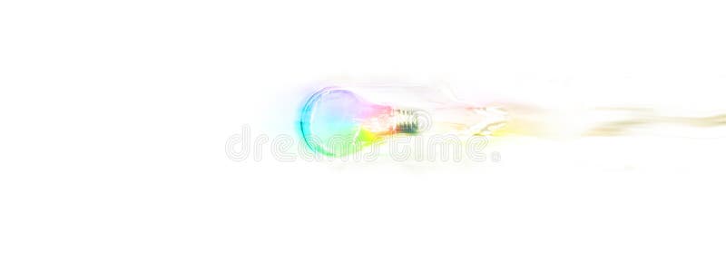 3d Illustration of a Light Bulb that Shines with the Concept of Science ...