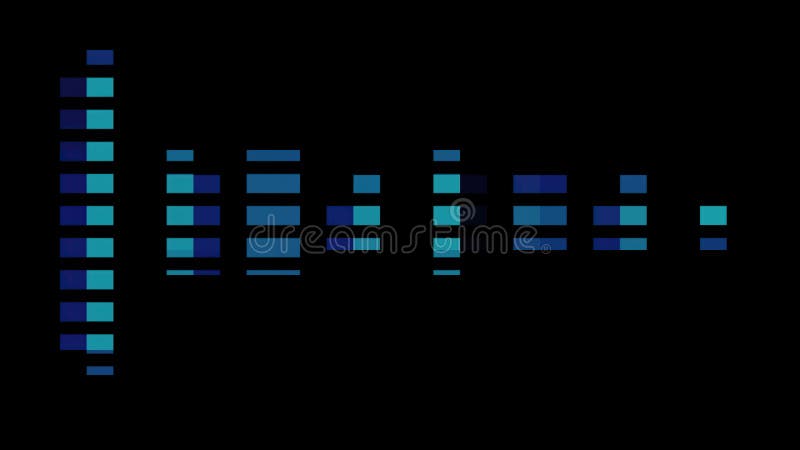 Computer Generated Equalizer Bars in Waveform Audio Spectrum Stock ...