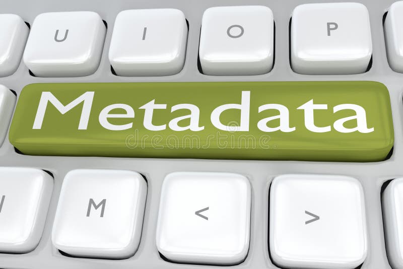 Metadata - Information Concept Stock Illustration - Illustration of ...