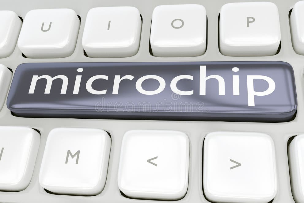 Microchip - Technological Concept Stock Illustration - Illustration of ...